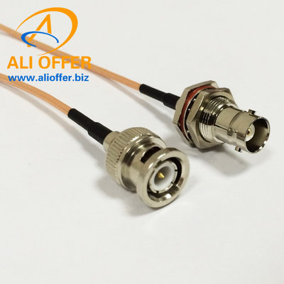 China BNC Male Switch BNC Female Pigtail Cable RG316 15CM for CCTV Camera Radio Wholesale,BNC Female to BNC Male Pigtail Cable supplier