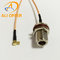 High Quality MCX Male Right Angle Switch N Female Bulkhead Pigtail Cable with 15cm RG316 supplier