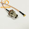 High Quality BNC Female Connector to MMCX Male Right Angle Connector Pigtail with 15cm Cable RG316,BNC to MMCX Single supplier