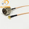 High Quality MCX Male Right Angle Switch N Male Plug Pigtail with 15cm RG316 Cable,MCX to N Single Pigtail supplier